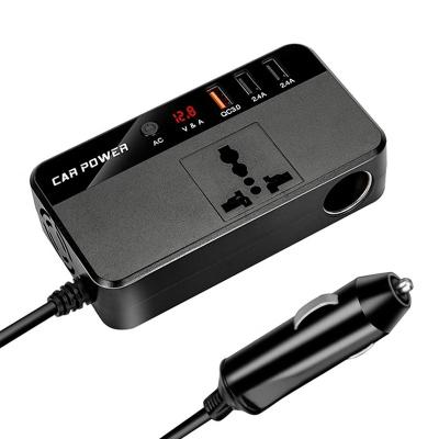 China 200W Truck Car Inverter DC 24V 12V to AC 220V Converter Power Charger Adapter USB Fast Charge Station for sale