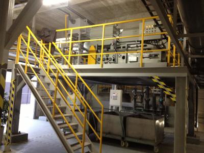 China Large Throughput Horizontal Sludge Dewatering Equipment 1200mm Belt Filter Press for Municipal Wastewater for sale