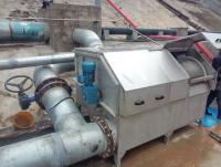China CSM drum type spiral screen , grit screen for sewage wastewater treatment for sale
