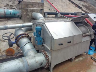 China CSM drum type spiral screen , grit screen for sewage wastewater treatment for sale