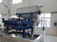 China Industrial Textile Wastewater Sludge Dewatering Belt Filter Press 5-6 m3/h for sale