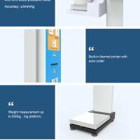 China 44kg G.W. BMI Coin Ultrasonic Body Height Weight Fat Scale with Blood Pressure Machine for sale