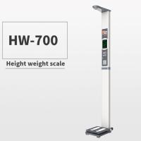 China Ultrasonic BMI Height and Weight Scale for Hospital 300kg Capacity Measuring Human Body for sale