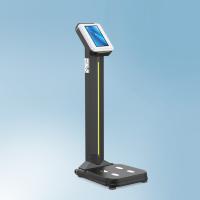 China Eight Electrode ABS and Stainless Steel LCD Display Coin Body Fat Scale for Health Checkup for sale