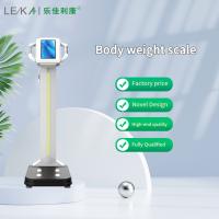 China Eight Electrode ABS and Stainless Steel LCD Display Coin Body Fat Scale for Health Checkup for sale