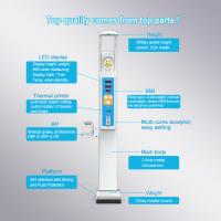 China Modern Electronic Coin Operated Height Weight Body Scale for Clinics Schools and Gyms for sale