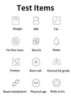 China 2023 Design Digital Body Fat Analyzer Machine for Measuring Weight and Body Composition for sale