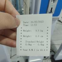 China Steel Coin-Operated Height and Weight Measuring Machine with Packing Size 104*34*35cm for sale
