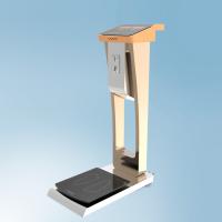 China Coin Operated 300kg Lobby Luggage Scale with Human Weighing and Mechanical Weighing for sale