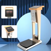 China Hotel and Airport Coin Operated 300kg Luggage Scale with LED Display High Accuracy for sale