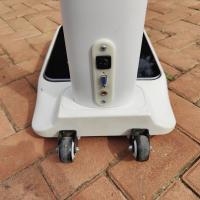 China Ultrasonic BMI Height Weight Machine with Foldable Body and Platform Size of 330*550mm for sale