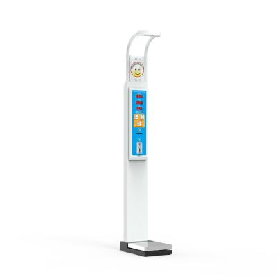 China Coin Operated LED Display Height and Weight Scale for Clinic 100-240V Power Supply for sale