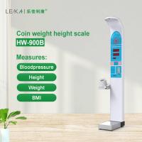 China Public School Gym Health Club BMI Body Scale with Ultrasonic Height Weight Machine for sale