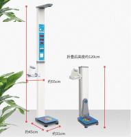 China The Latest LCD Display Coin-Operated Height and Weight Scale for Body Weight Measurement for sale