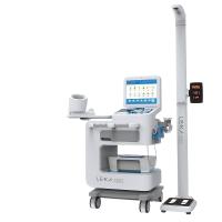 China 15-inch Touch Screen Multi-function Health Checkup Kiosk with BIM Body Height Weight Scale for sale