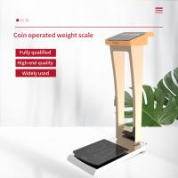 China 36*75*110cm Overall Size Standing Medical Adult Body Weight Scale with 0.1kg Accuracy for sale