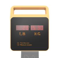 China 36*75*110cm Overall Size Standing Medical Adult Body Weight Scale with 0.1kg Accuracy for sale