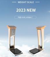 China 0.1kg Accuracy Coin Luggage Scale for Human and Luggage Weighing in Commercial Vending for sale