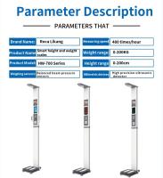 China Metal Insert Coin Electronic Ultrasonic Digital Height Weight BMI Scale for Weight Control for sale