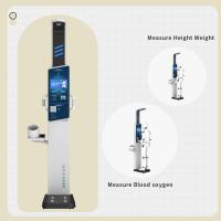 China Medical Health Measurement Equipment Electric Digital Height and Weight Scale G.W 43kg for sale