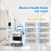 China Self Service Health Kiosk Equipped with BIM Body Height Weight Scale and Touch Screen for sale