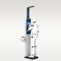 China Coin operated measuring height and weight scale with ultrasonic technology G.W 43kg for sale