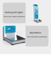 China AC100-240V Working Voltage Digital Coin Operated Weighing Scale with 8-200kg Weight Range for sale