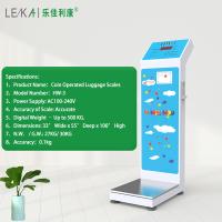 China Hotel and Luggage Coin Operated Personal Weight Scale with Working Voltage AC100-240V for sale