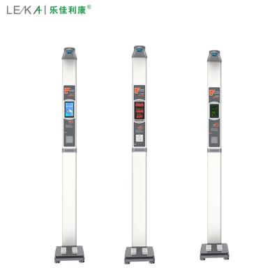 China Steel LCD Touch Screen Medical Ultrasonic Height Weight Scale for Pharmacy Suppliers for sale
