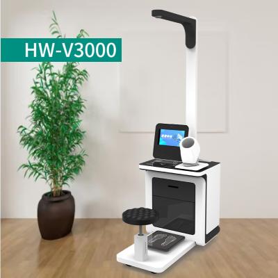 China Tele Medicine Kiosk with AC100-240V Power Supply Self-Service Health Check-up Station for sale