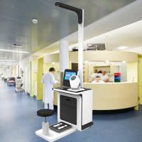 China Tele Medicine Kiosk with AC100-240V Power Supply Self-Service Health Check-up Station for sale