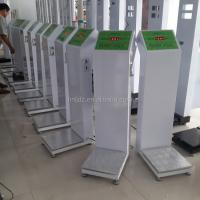 China Hotel Human and Luggage Weight Checking Coin Operated Machine Packing Size 127*35*45cm for sale