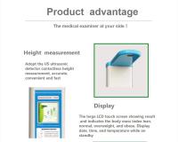 China Ultrasonic Digital Body Fat Analyzer Bmi Measuring Scale for Hospitals and Pharmacies for sale