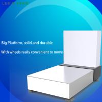 China Body Composition Analyzer Touch Screen Ultrasonic Height and Weight Scale 500kg Capacity for sale