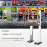 China Coin Operated Steel Weight and Height Machine Folding Accurate Fat Height Weight Scale for sale