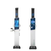 China 43kg G.W. LCD Display Type Clinic Ultrasonic Coin Operated Body Height and Weight Scale for sale