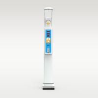 China Accurate Coin Hospital Weighing Scale with Height Measurement Height Range 60-200cm for sale