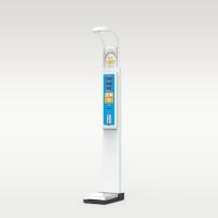 China Accurate Coin Hospital Weighing Scale with Height Measurement Height Range 60-200cm for sale