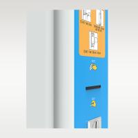 China Accurate Coin Hospital Weighing Scale with Height Measurement Height Range 60-200cm for sale