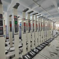 China Clinic Steel Ultrasonic Height and Weight BMI Scale Pharmacy Coin Operated Scale for sale