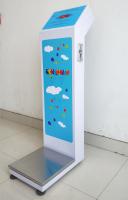 China 100-240V Power Supply Coin Operated Weighing Measuring Machine for Luggage at Airport for sale