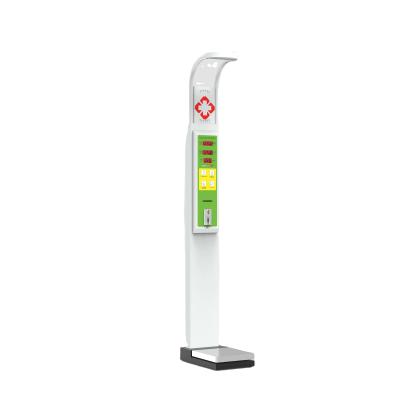 China 300kg Customize Ultrasonic BIM Body Height Weight Scale for Human Body Measurement for sale