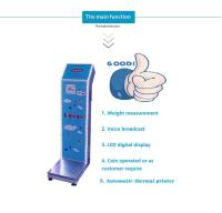 China Gym Digital Body Weight Measuring Scale with Coin Operated Function N.W/ G.W 27KG/ 30KG for sale