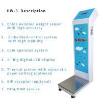 China Accurate Body Weight Measurement with LEKA Coin Operated Luggage Scale and LED Display for sale