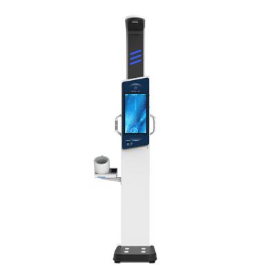 China AC100-240V Working Voltage Ultrasonic Height and Weight Body Scale with Overall Size for sale