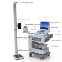 China Medical Ultrasonic Height Weight Scale for Health Diagnosis Kiosk HW-V6000 Full Body for sale
