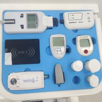 China Medical Ultrasonic Height Weight Scale for Health Diagnosis Kiosk HW-V6000 Full Body for sale