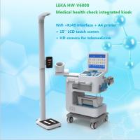 China Medical Ultrasonic Height Weight Scale for Health Diagnosis Kiosk HW-V6000 Full Body for sale