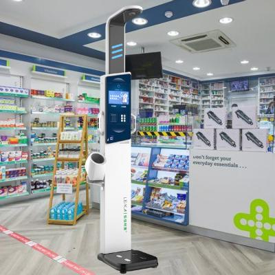China 33*55*235mm LCD Display Body Fat Scale for Easy Height and Weight Tracking in Pharmacy for sale