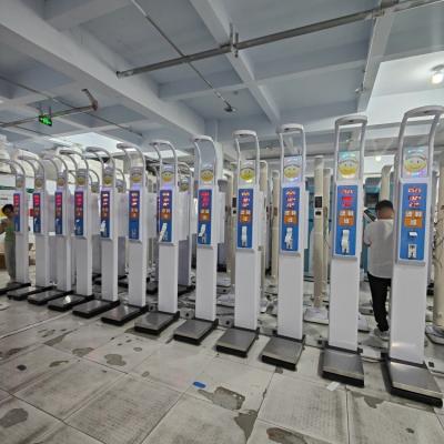 China Vending Measurement Machine for Pharmacy Hospital Coin Operated Height Weight Scale for sale
